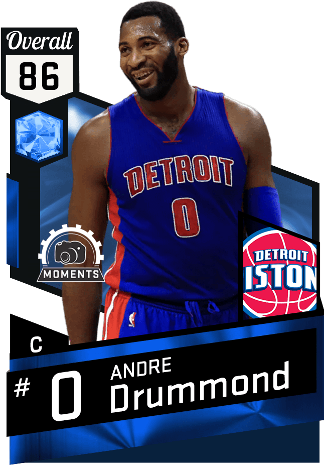 Andre Drummond - Aron Baynes Nba 2k17 Clipart - Large Size Png Image ...