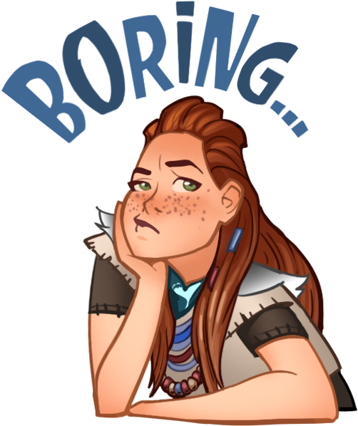 Horizon Stickers Messages Sticker-1 - Cartoon Clipart - Large Size Png ...