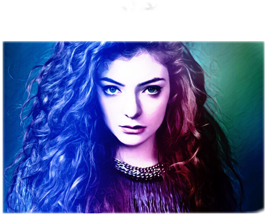 Lorde Sticker - Lorde Curly Hair Clipart - Large Size Png Image - PikPng