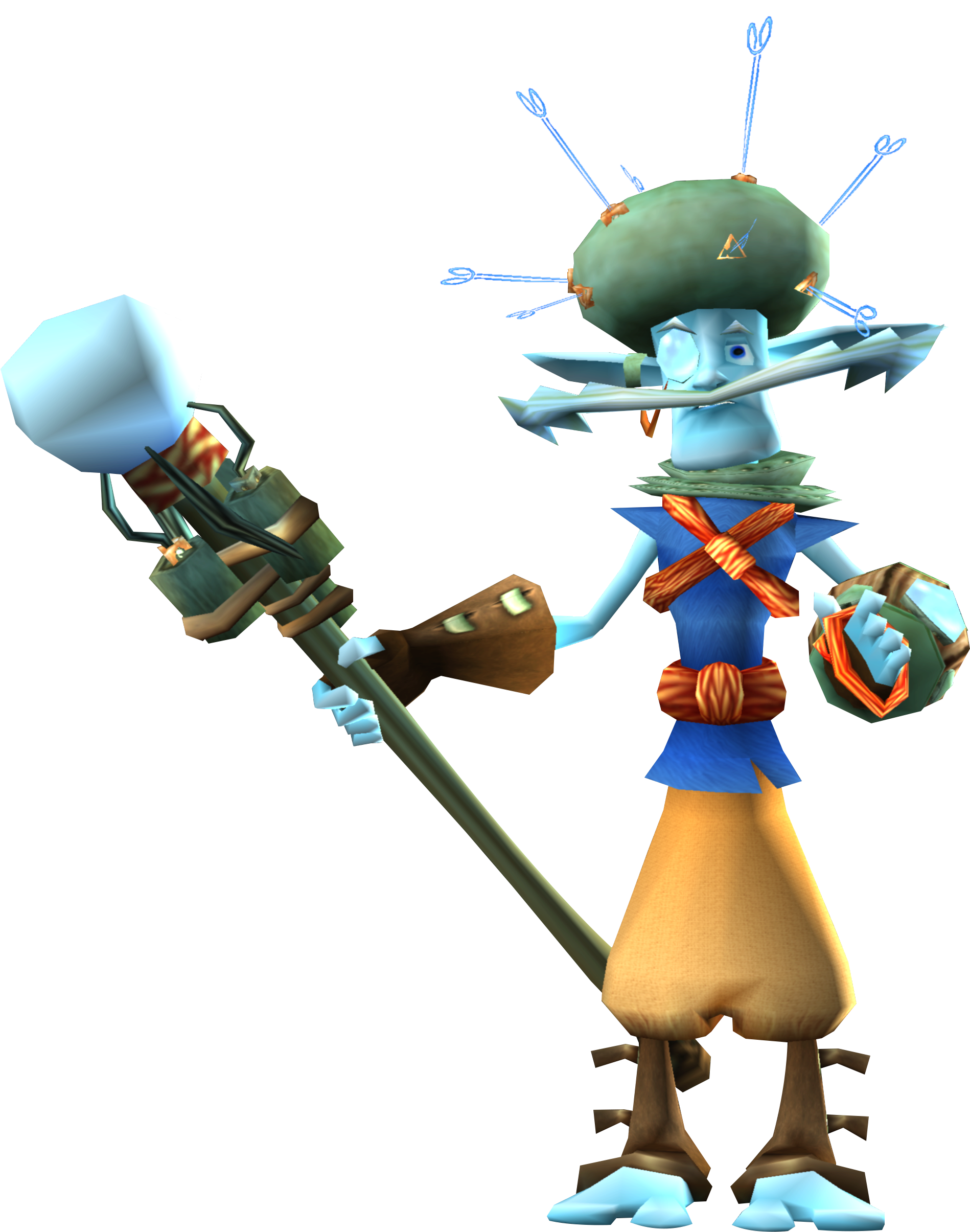 Jak And Daxter Render - Jak And Daxter Blue Sage Clipart - Large Size ...