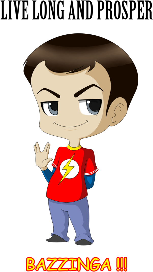 Sheldon Cooper Chibi , Png Download - Sheldon Cooper Cute Cartoon ...