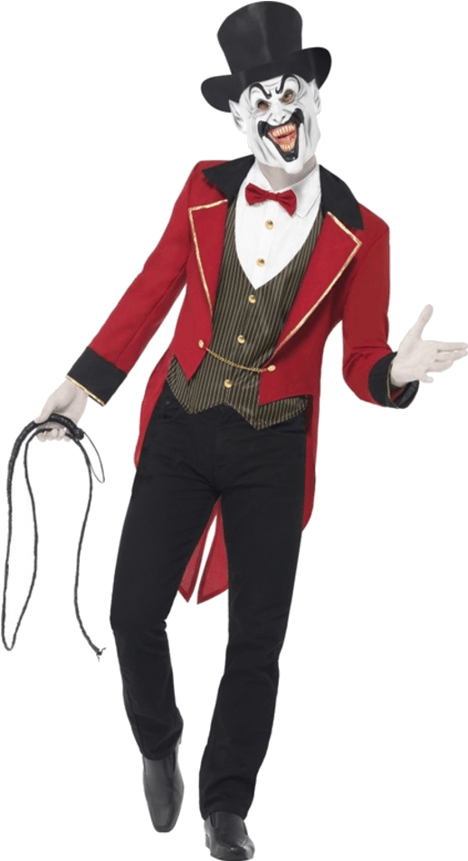 Adult Sinister Ringmaster Costume - Male Ringmaster Clipart - Large ...