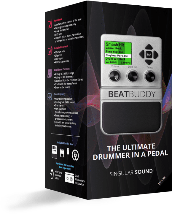 Singular Sound Beatbuddy Drum Machine - Headphones Clipart - Large Size ...