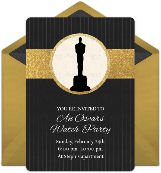 Award Show Invitation Card Clipart - Large Size Png Image - PikPng