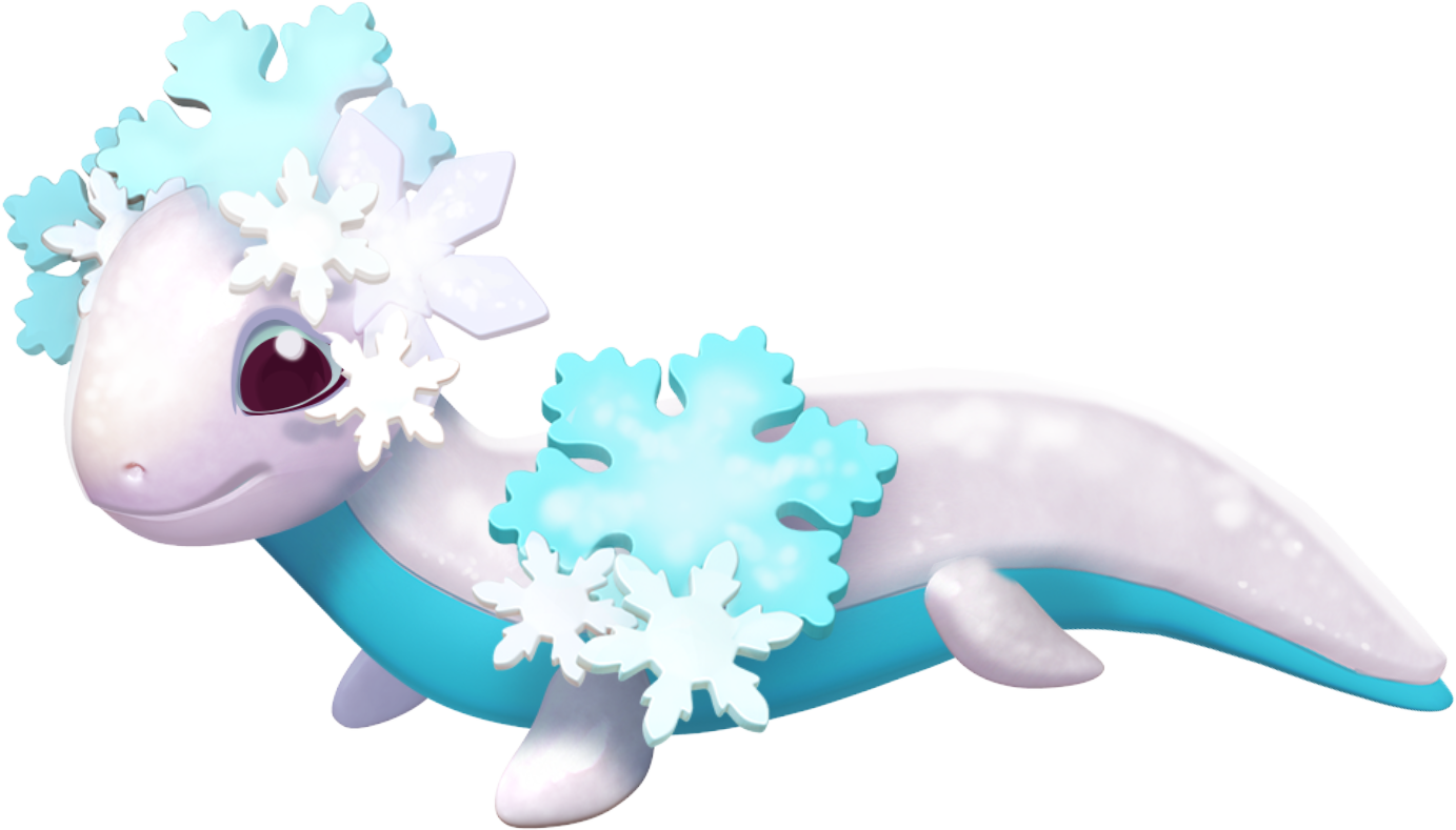 Snowflake Dragon - Dragon Mania Legends Snowflake Clipart - Large Size ...