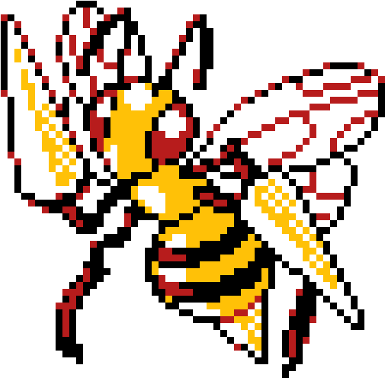 Beedrill - Beedrill Sprite Clipart - Large Size Png Image - PikPng