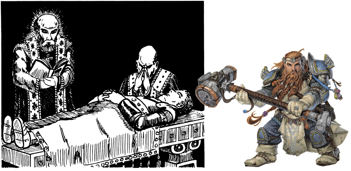 Cleric Old School D&d Clipart - Large Size Png Image - PikPng