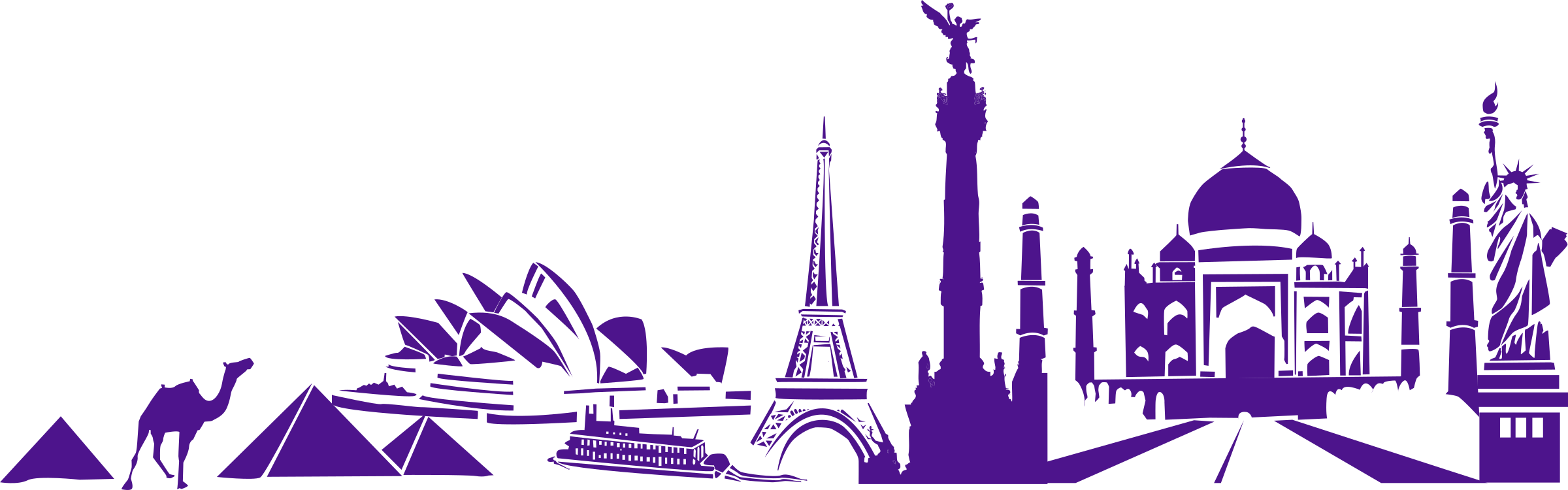 Download Monument Clipart Famous Landmark - Monuments Of The World Png ...
