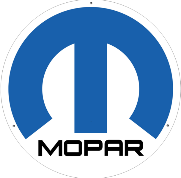 Mopar M Logo Circle Tin Sign For The Mancave Or Bar - Sign Clipart ...