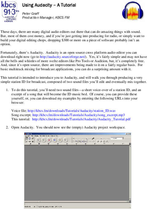 audacity pdf