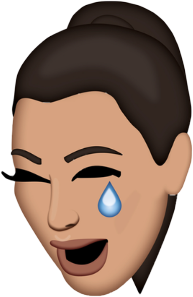 Download Kimoji Sticker - Kim Kardashian Kimoji Clipart Png Download ...