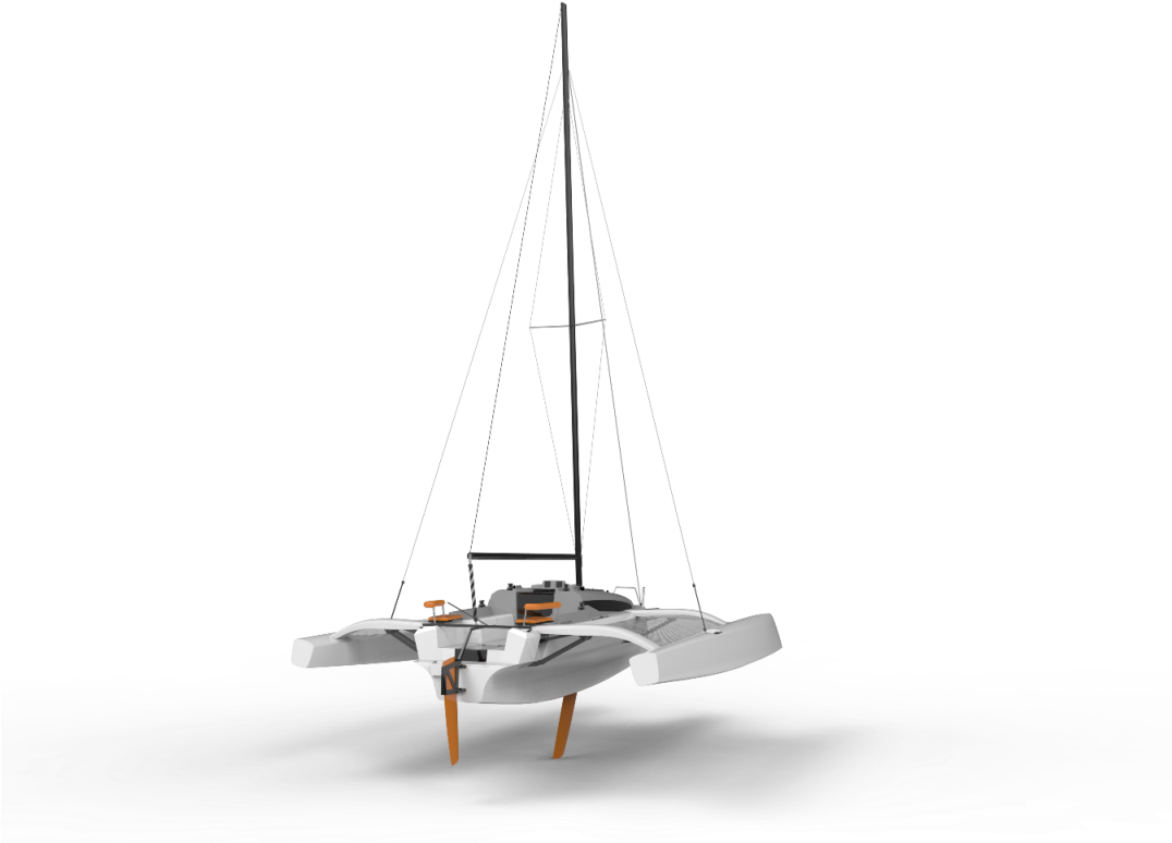 Corsair 880 Trimaran - Sail Clipart - Large Size Png Image - PikPng