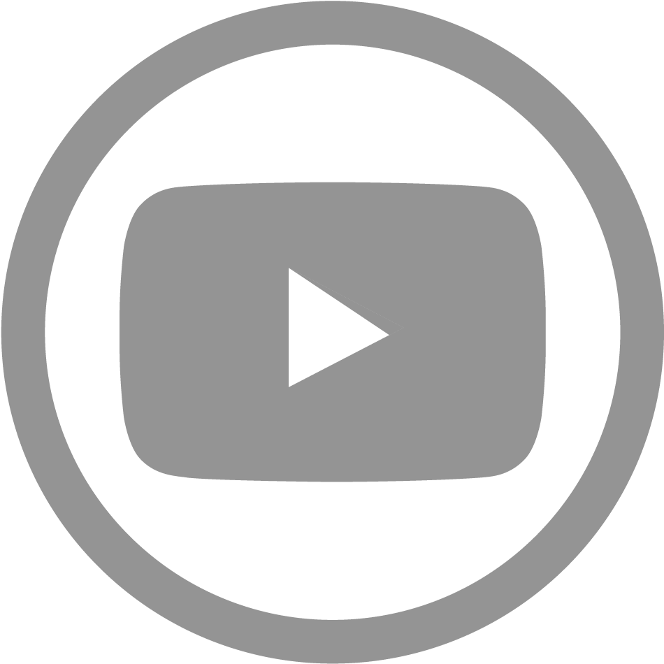 Youtube Icon Grey Png , Png Download - Circle Clipart - Large Size Png ...