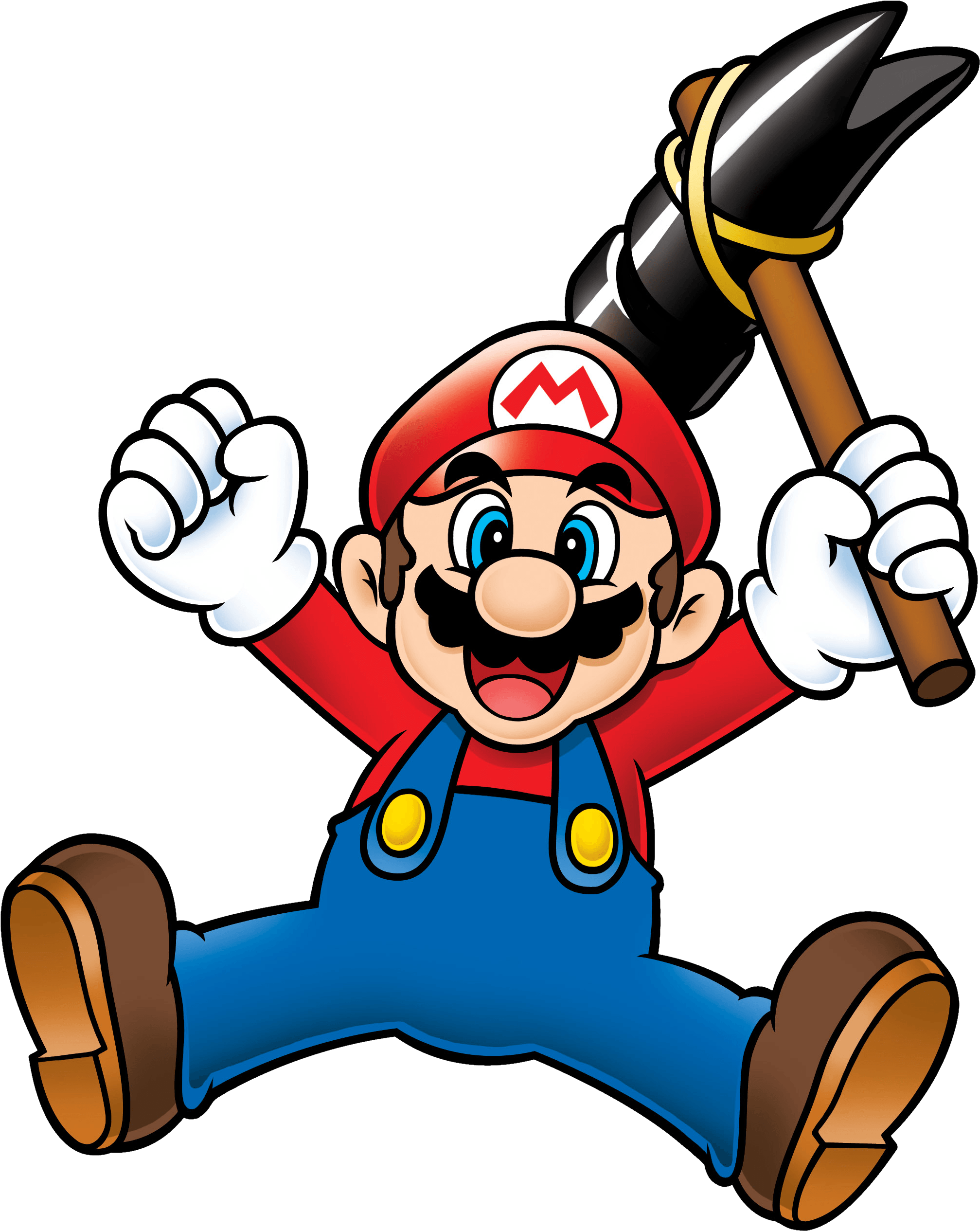 Mario With A Crazy - Crazy Mario Png Clipart - Large Size Png Image ...