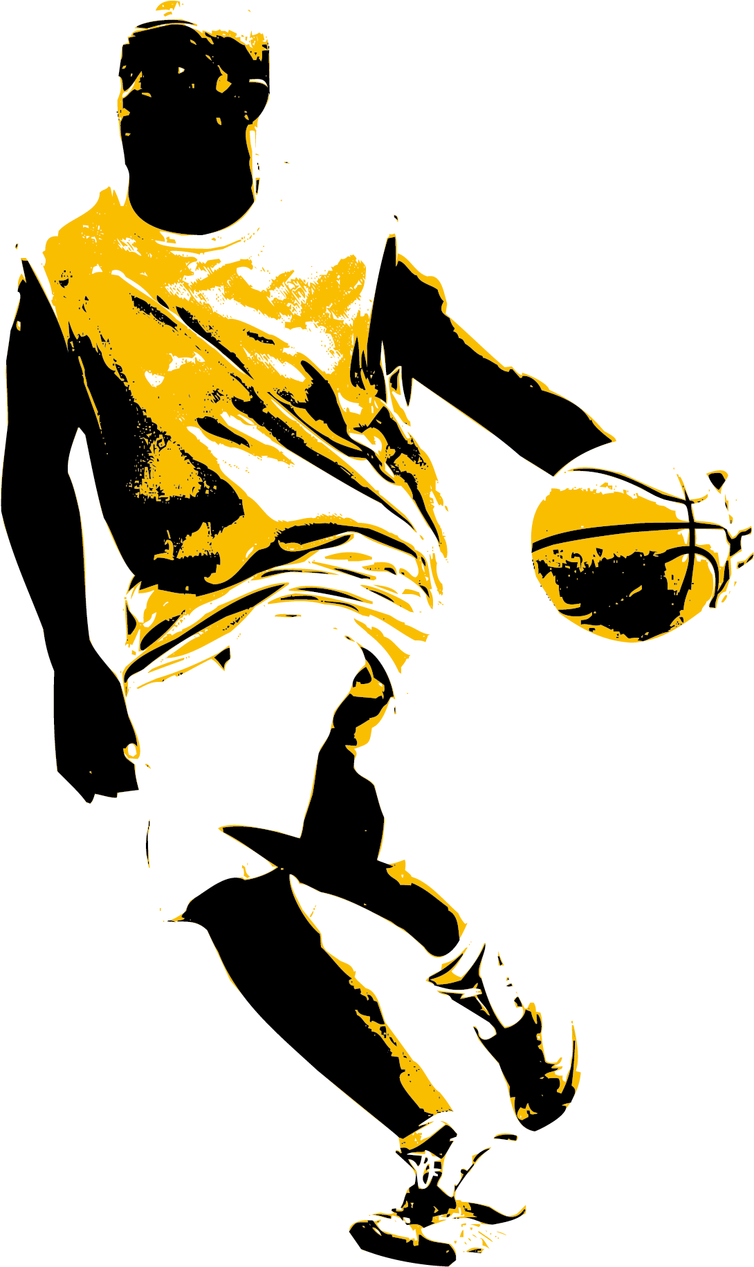 Basketball Slam Dunk Sport Clip Art - Basketball Man Png Transparent ...