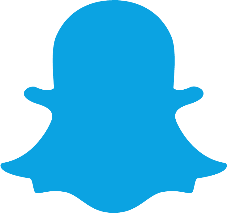 Snapchat Blue Logo - Snapchat Icon Png Clipart - Large Size Png Image ...