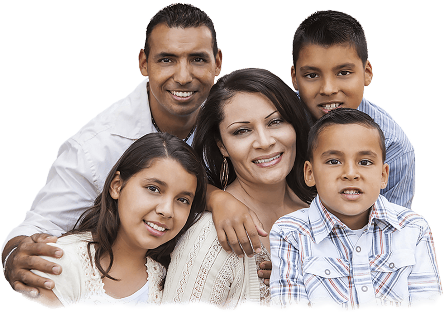 Download Hispanic Png - Happy Hispanic Family Clipart Png Download - PikPng