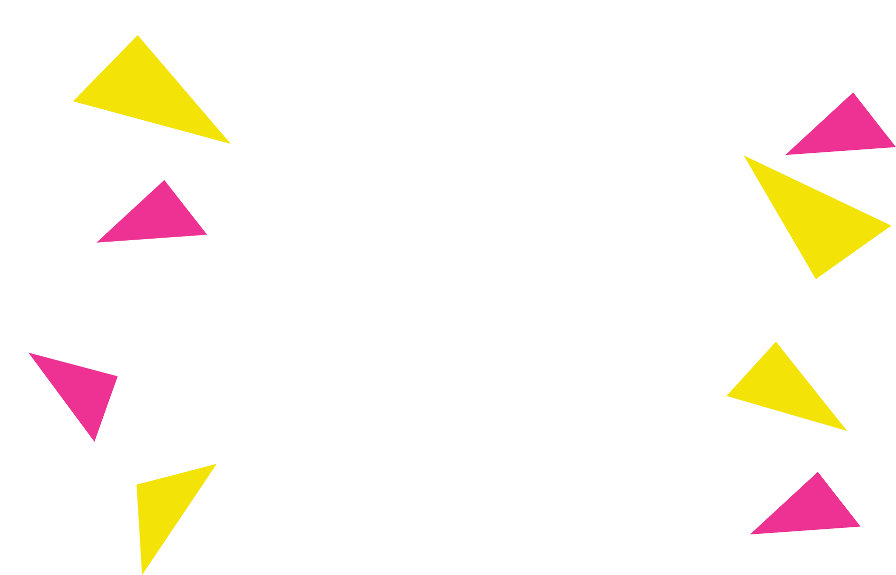 Miami Carnival - Triangle Clipart - Large Size Png Image - PikPng