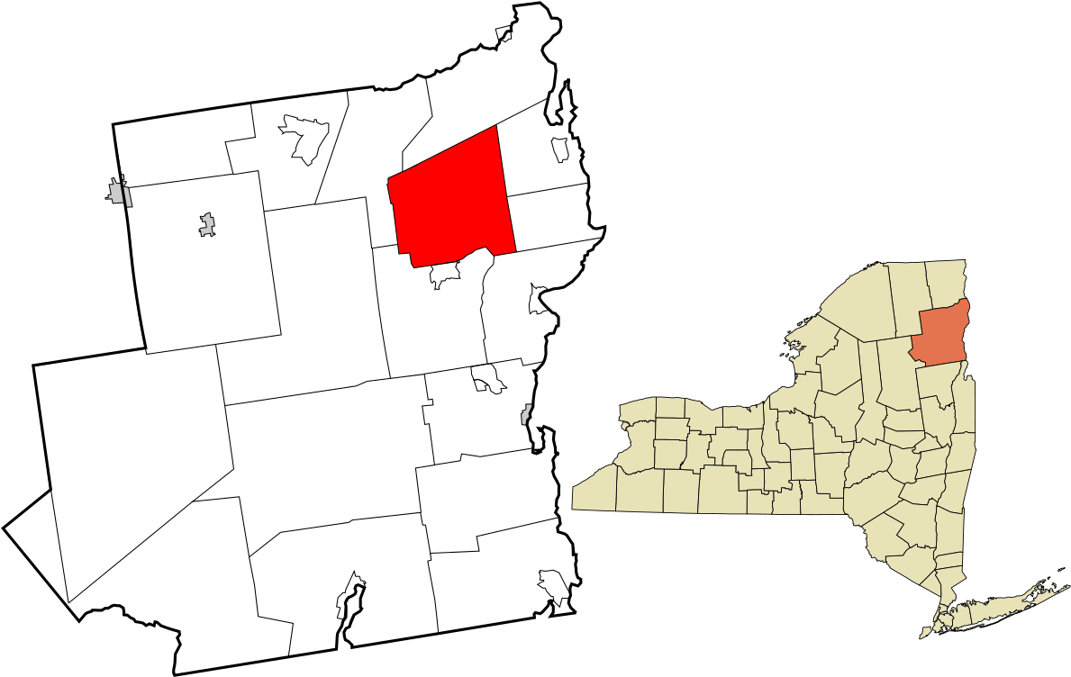 Upstate New York Map Clipart - Large Size Png Image - PikPng