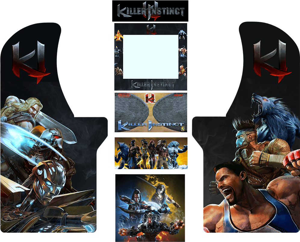 1uparcade Killer Instinct Kit - Bane Clipart - Large Size Png Image ...