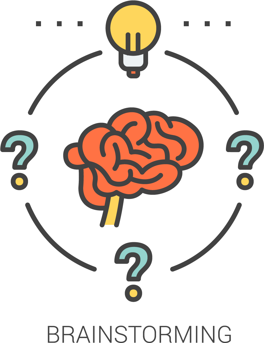 Download Steps For Brainstroming Logesys Insights - Brainstorming Icon ...