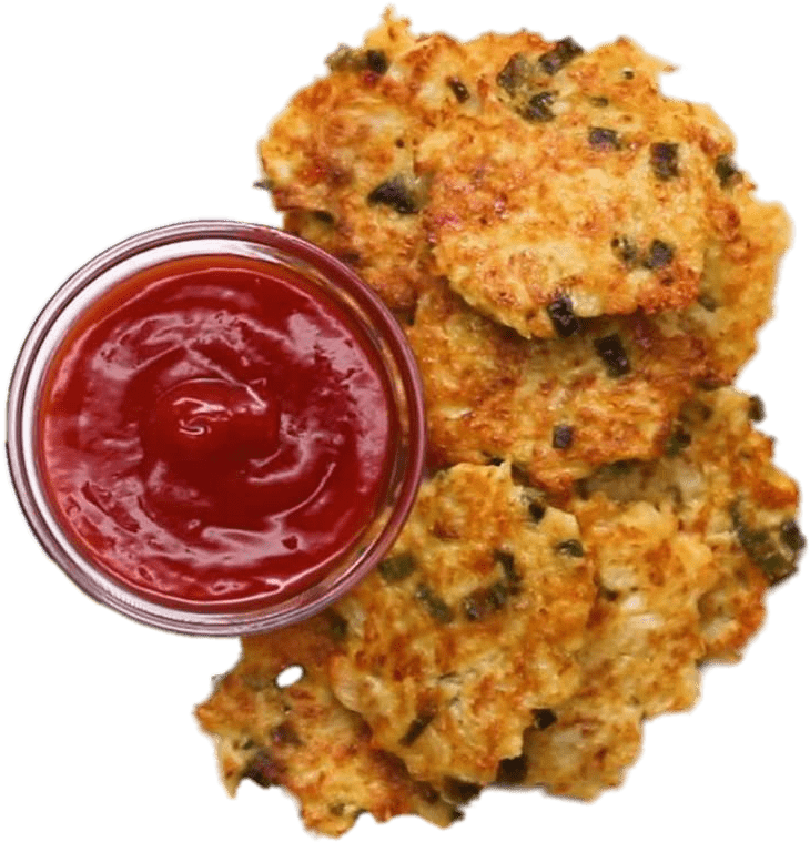 Cauliflower Fritters - Fritter Clipart - Large Size Png Image - PikPng