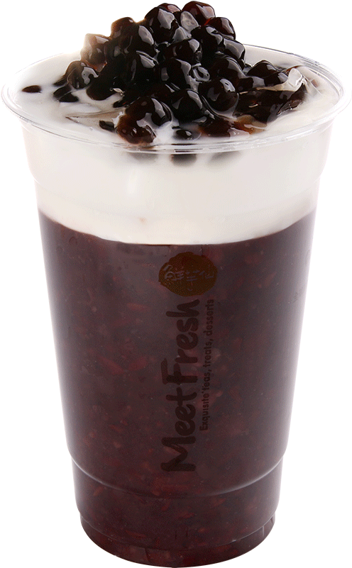 Meetfresh Purple Rice Drink Wboba Milkpurple - Root Beer Clipart ...
