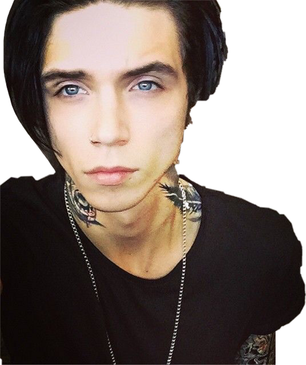 Andy Sticker - Andy Biersack Clipart - Large Size Png Image - PikPng