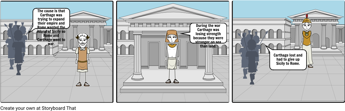 1st Punic War - Cartoon Clipart - Large Size Png Image - PikPng