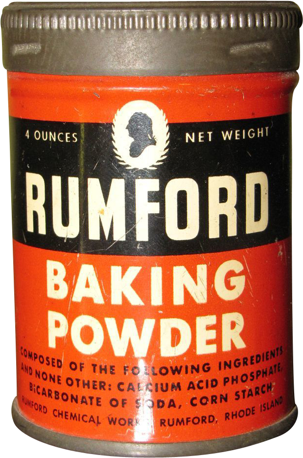 Rumford Baking Powder Tin - Food Clipart - Large Size Png Image - PikPng