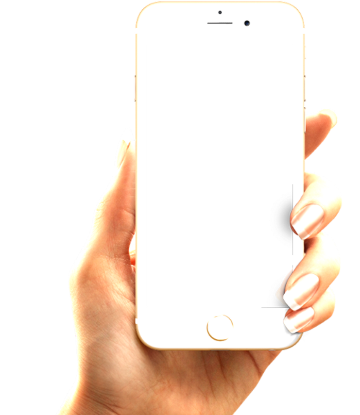 Iphone Phone Hand Holding White - Hand Holding White Iphone Png Clipart ...