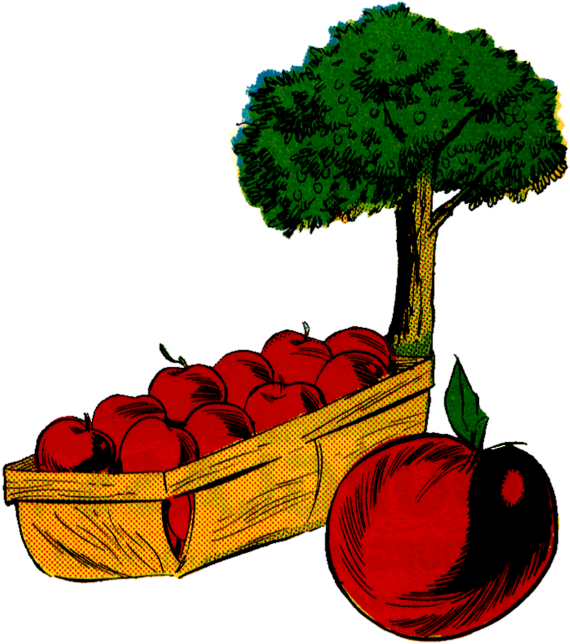 Tree,vintage,clip Art, - Tree - Png Download - Large Size Png Image ...