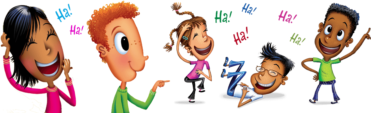 Send It To Us - Cartoon Kids Laughing Clipart - Large Size Png Image ...