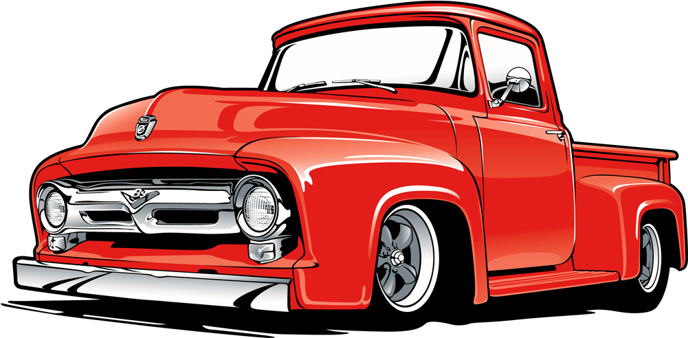 1953 - 1956 Ford F100 Clip Art - Png Download - Large Size Png Image ...