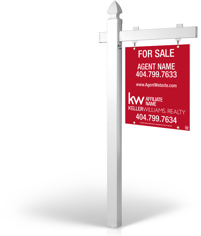 We - Real Estate Hanging Post Signs Clipart - Large Size Png Image - PikPng