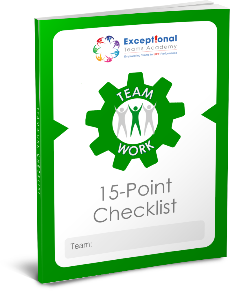 15 Point Teamwork Checklist 3d - Graphic Design Clipart - Large Size ...