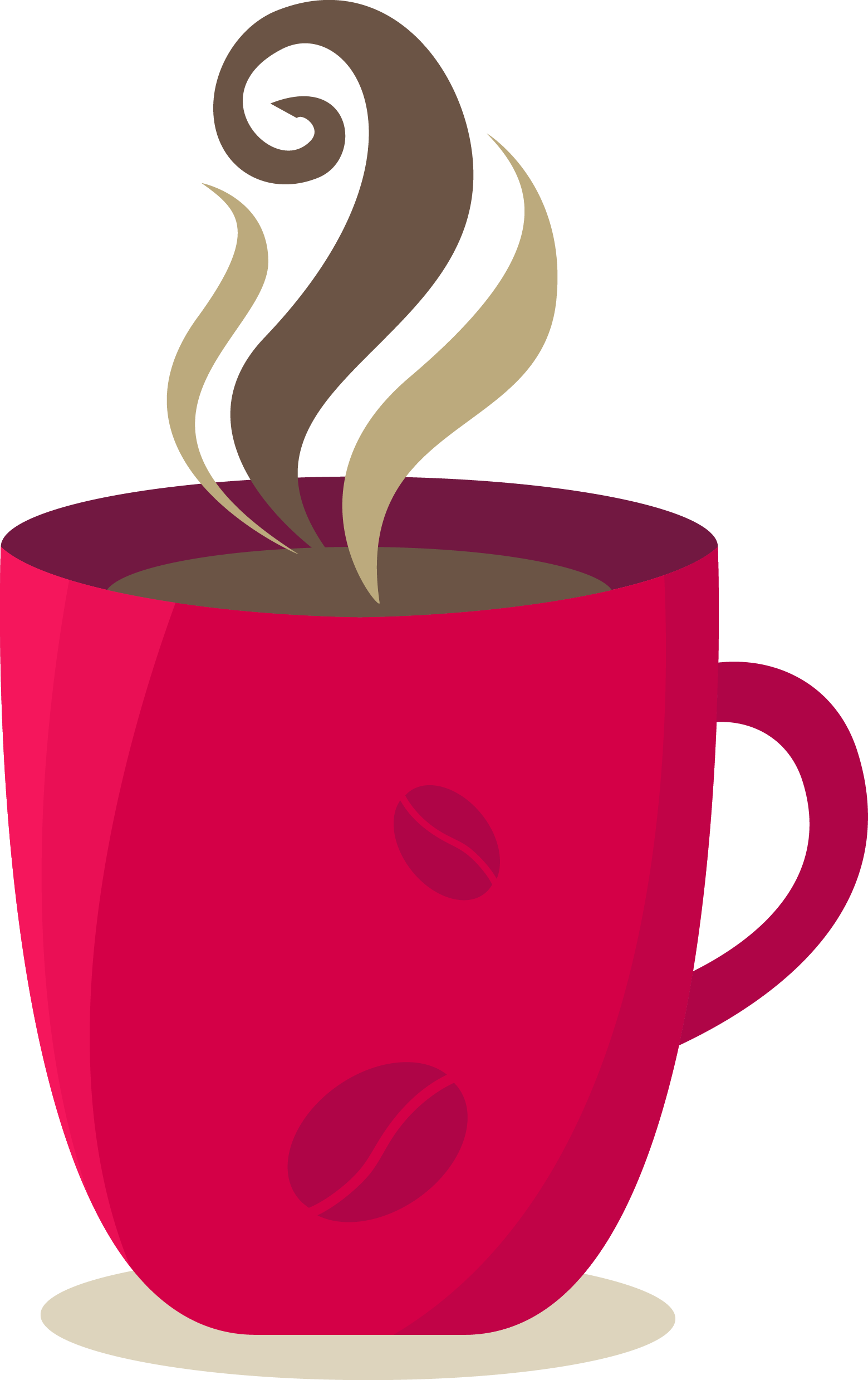 Cafe Material - Coffee Mug Cartoon Png Clipart - Large Size Png Image ...