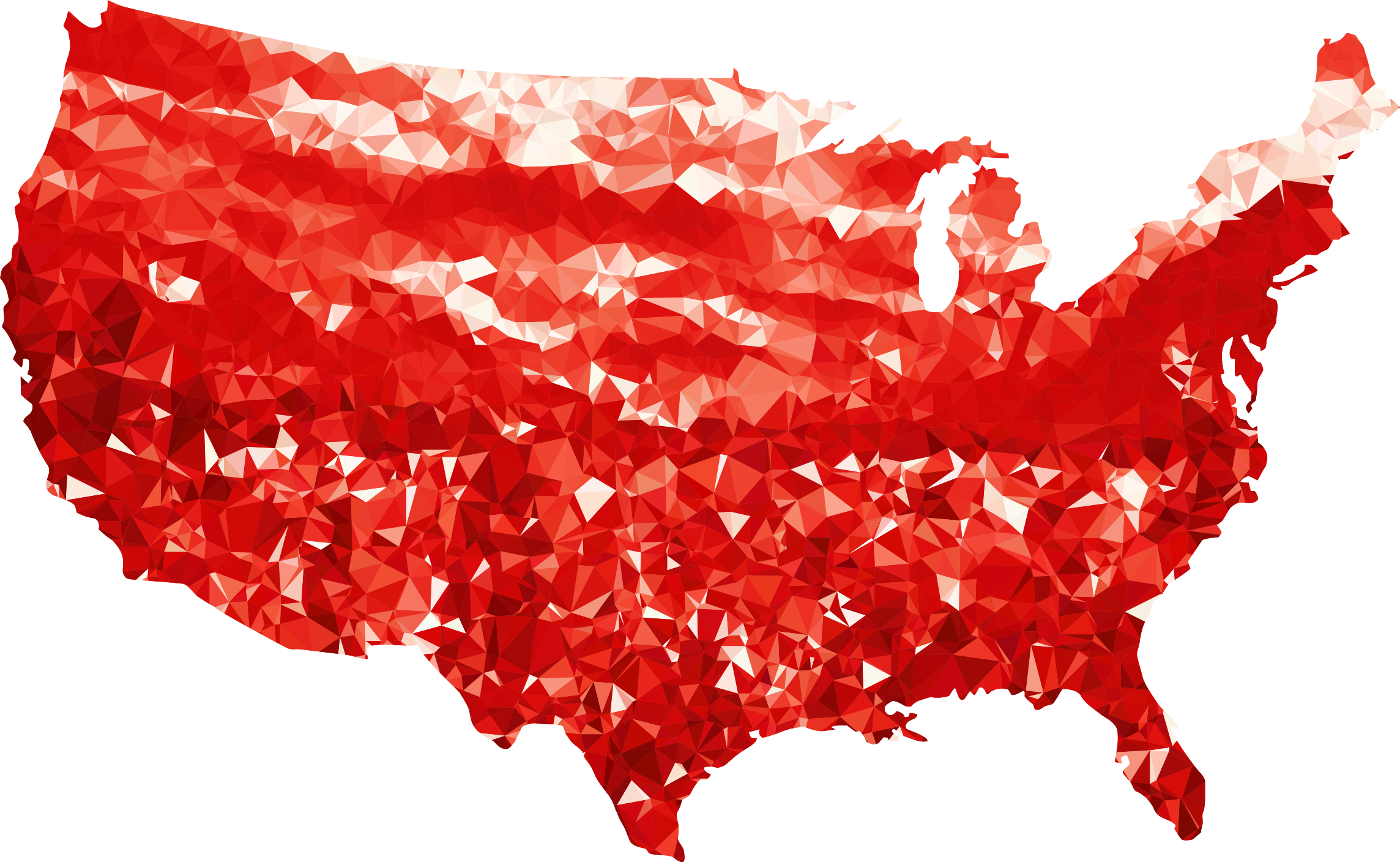 This Free Icons Png Design Of Ruby United States Map Clipart - Large ...