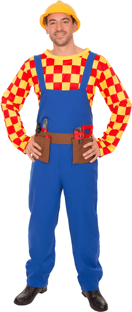 Bob The Builder Fancy Dress Adults Clipart - Large Size Png Image - PikPng