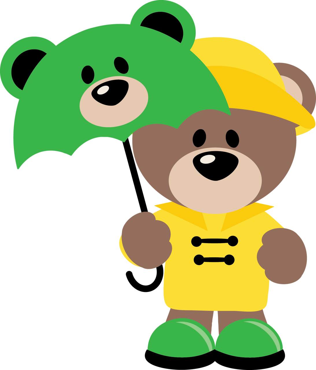 Rainy Day Bear , $0 - Rainy Day Clipart - Png Download - Large Size Png ...