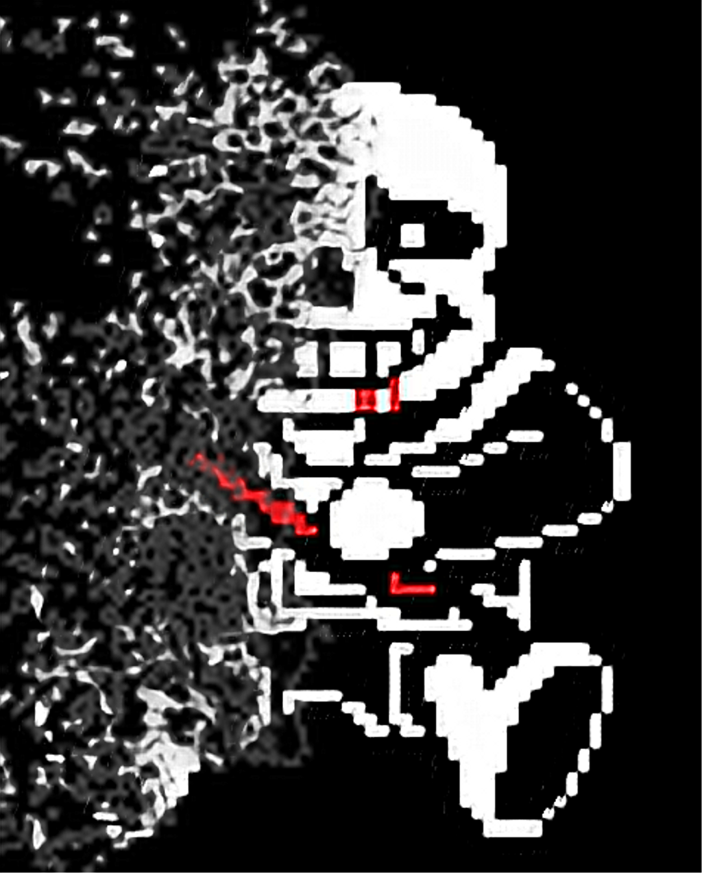 Download Sans Sticker - Undertale Sans Bleeding Gif Clipart Png ...