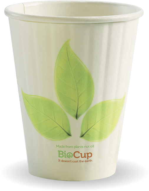 8oz Leaf Biocup - Cup Clipart - Large Size Png Image - PikPng