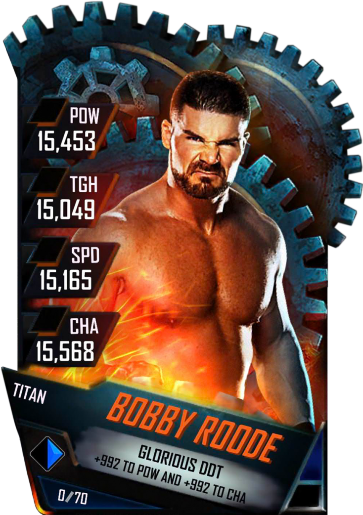 Bobbyroode S4 18 Titan - Wwe Supercard John Cena Titan Clipart - Large ...