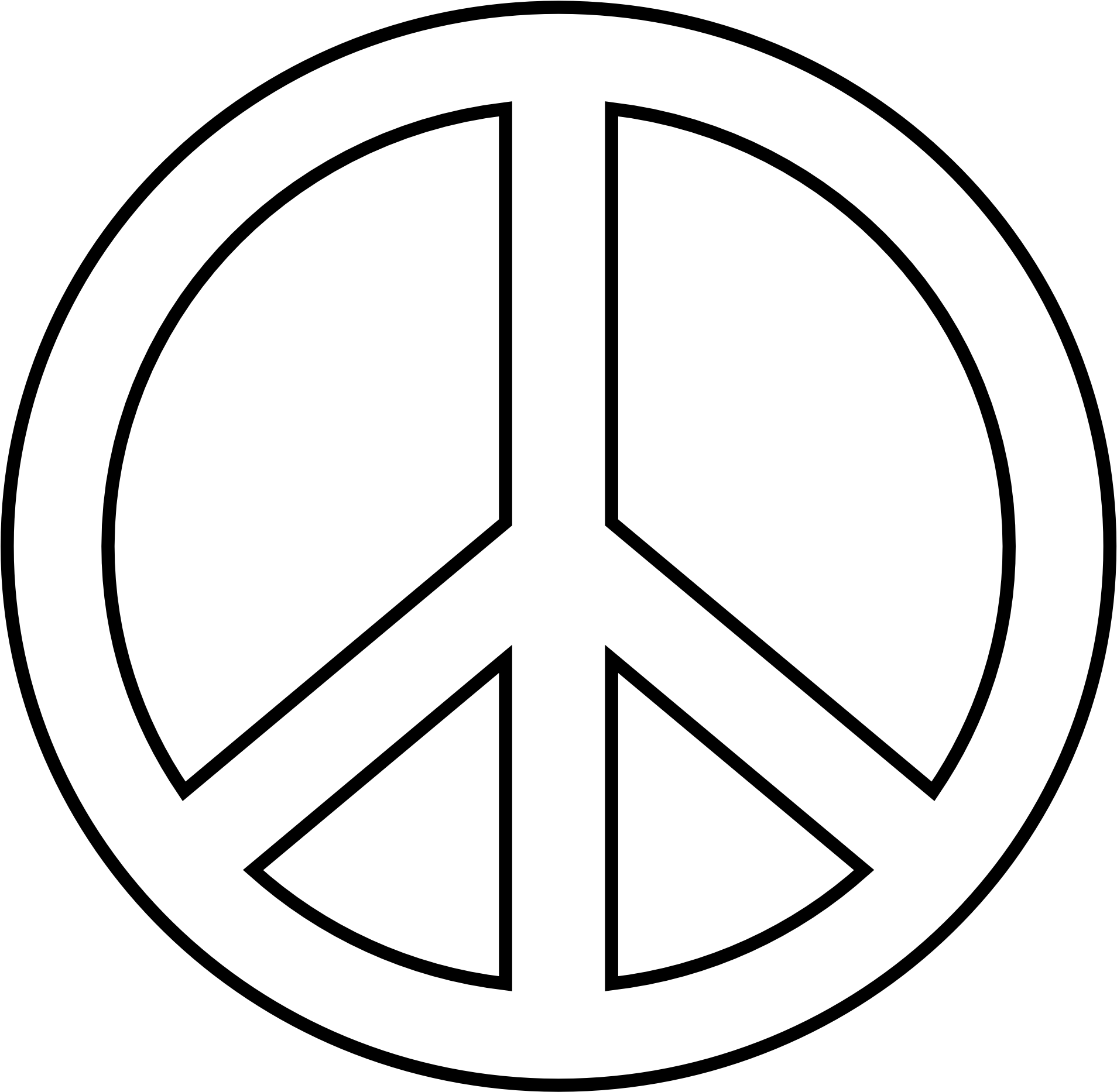Cartoon Peace Sign Hand - Peace Sign Clip Art - Png Download - Large ...