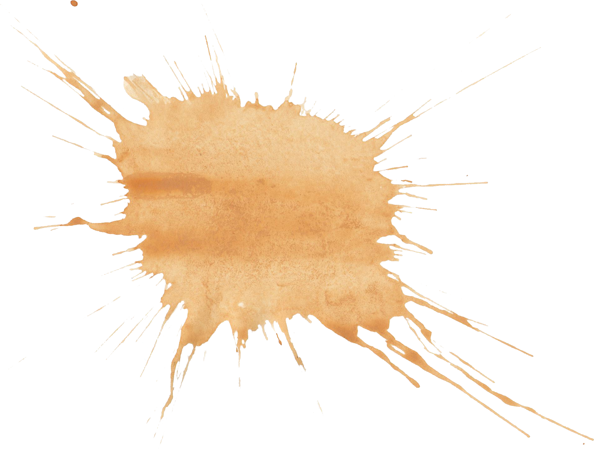 18 Brown Watercolor Splatter Clipart - Large Size Png Image - PikPng