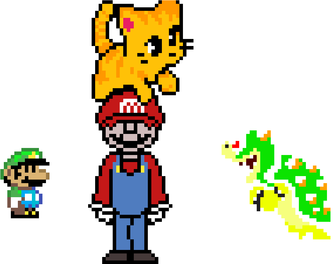 Dank Meme - Mario Bros Retro Clipart - Large Size Png Image - PikPng