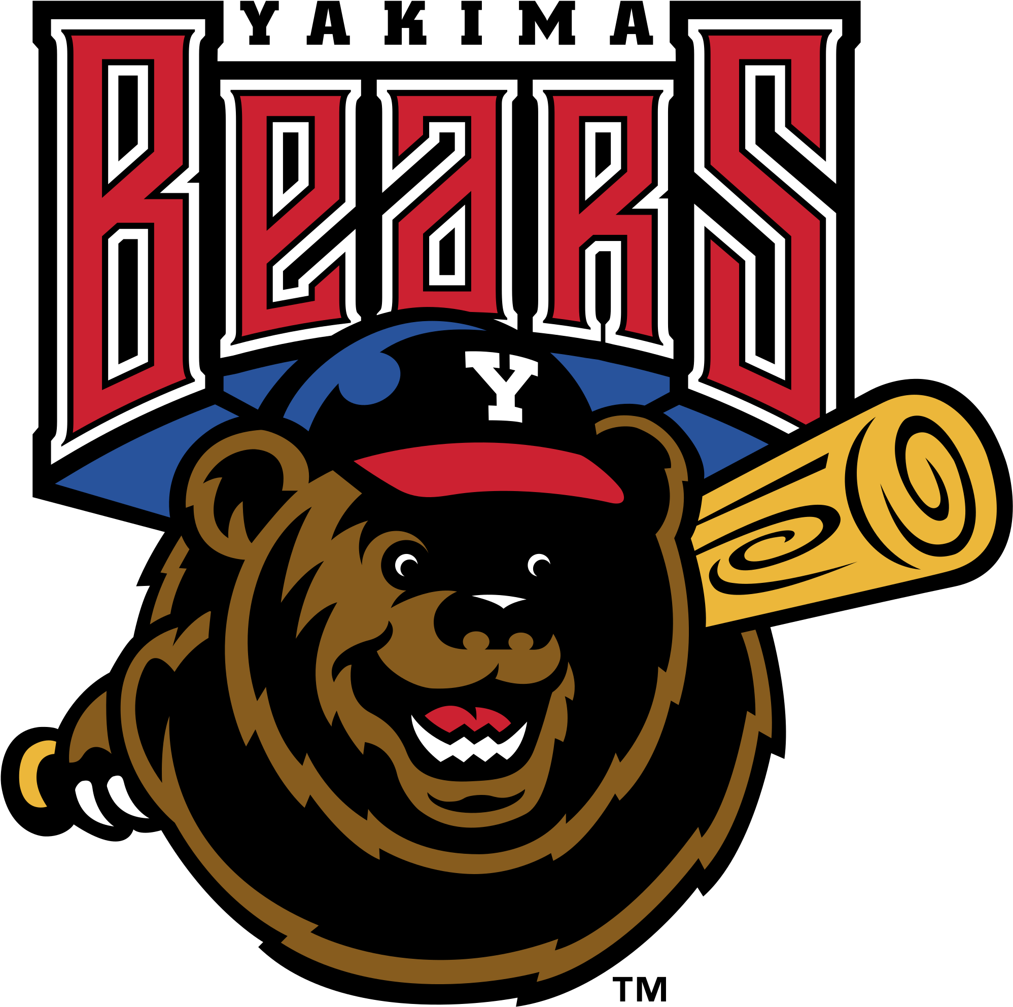 Yakima Bears Logo Png Transparent - Yakima Bears Clipart - Large Size ...