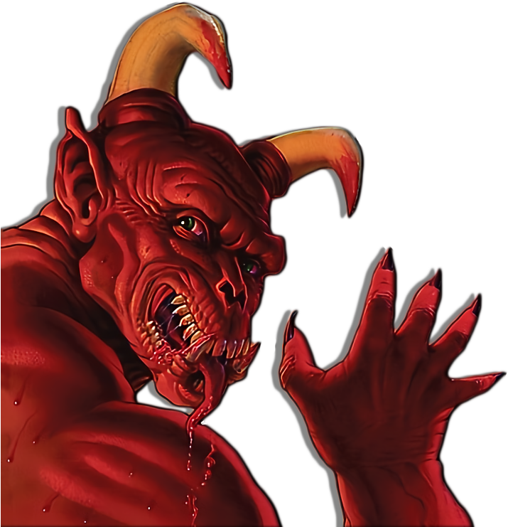 Doom Thread / Retro Fps Thread - Transparent Doom Demon Clipart - Large ...