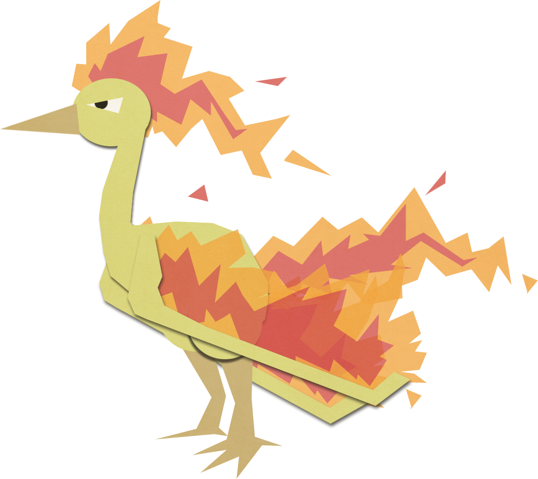 View Moltres , - Cartoon Clipart - Large Size Png Image - PikPng