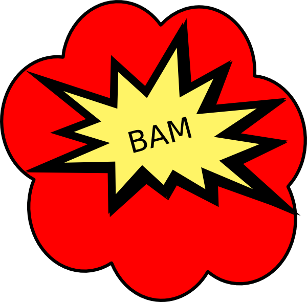 Bam 2 Clip Art - Comic Bam Png Transparent Png - Large Size Png Image ...